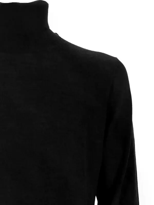 GRAN SASSO Roll-neck Sweater - Black