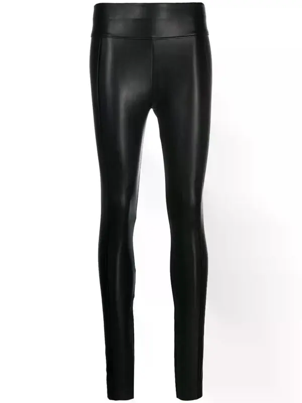 Wolford High-rise Faux-leather Leggings