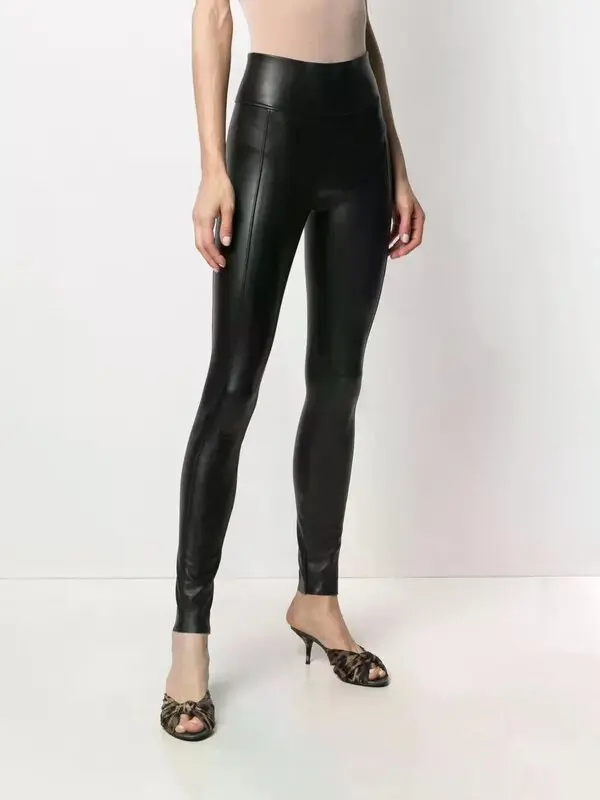 Wolford High-rise Faux-leather Leggings