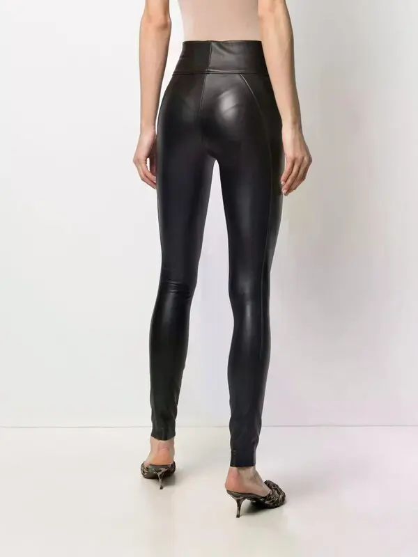 Wolford High-rise Faux-leather Leggings