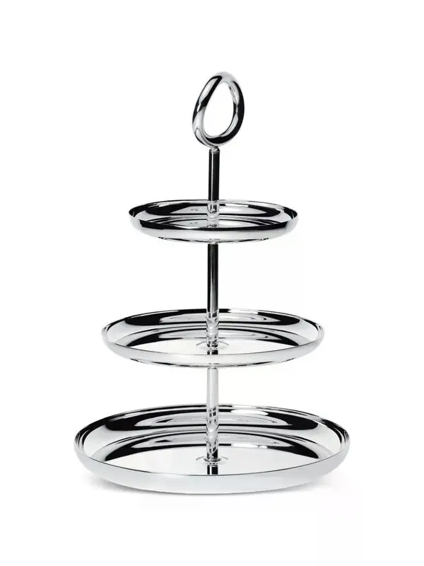 Christofle Vertigo Three-tier Pastry Stand - Silver