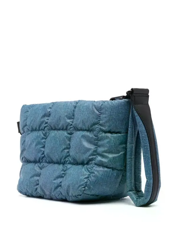 VEECOLLECTIVE Quilted Recycled Nylon Porter Clutch