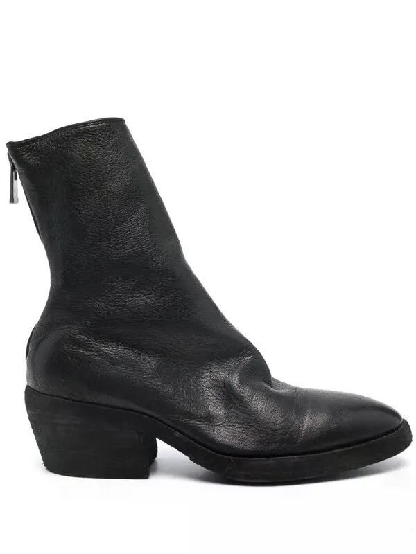Guidi 55mm Leather Boots - Black