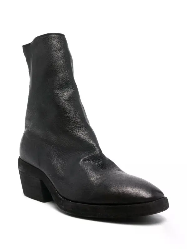 Guidi 55mm Leather Boots - Black
