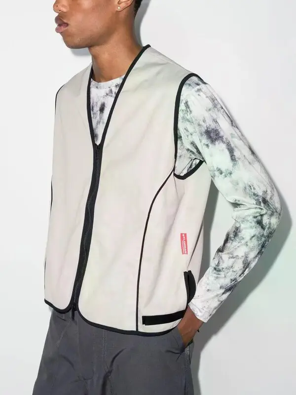 GR10K Zip-fastening Sleeveless Jacket