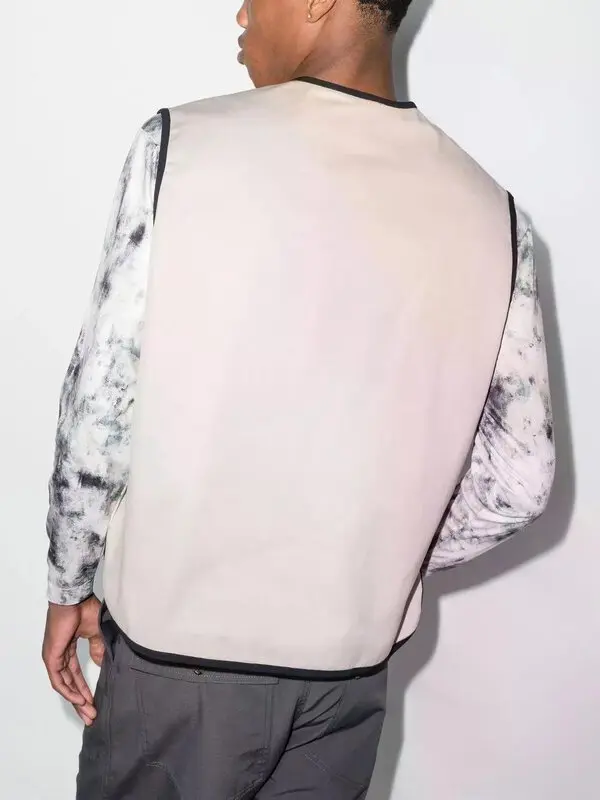 GR10K Zip-fastening Sleeveless Jacket