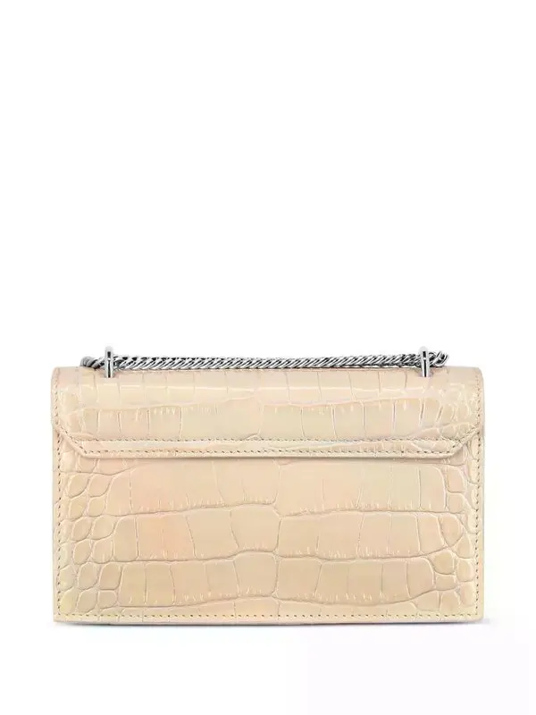 Philipp Plein Croco-printed Leather Mini Bag