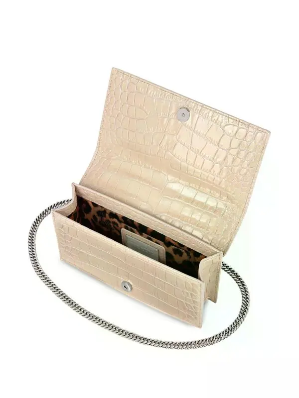 Philipp Plein Croco-printed Leather Mini Bag