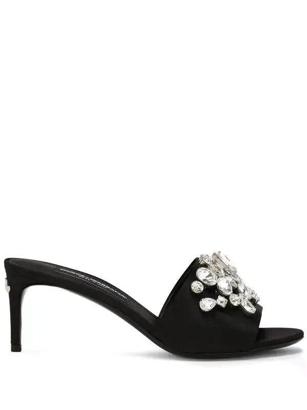 Dolce & Gabbana 60mm Crystal-embellished Mules