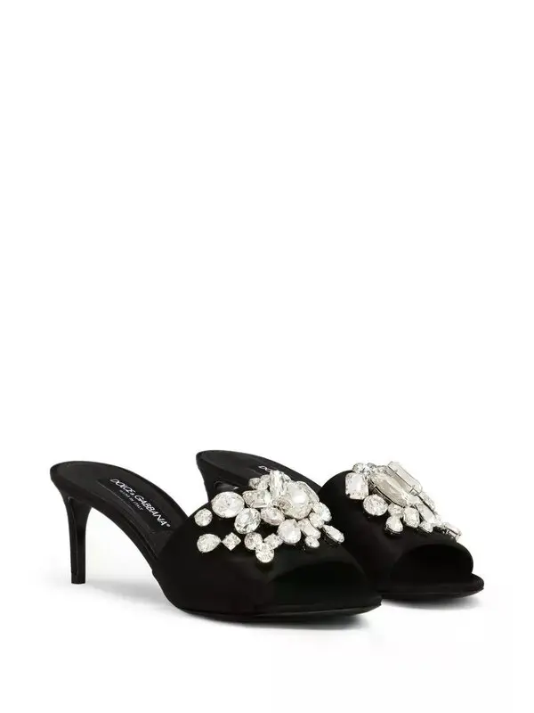 Dolce & Gabbana 60mm Crystal-embellished Mules
