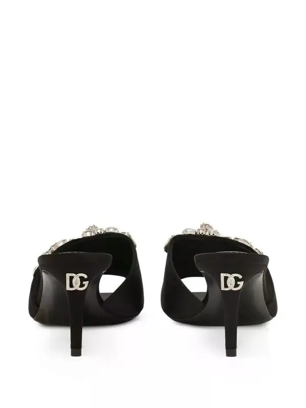 Dolce & Gabbana 60mm Crystal-embellished Mules