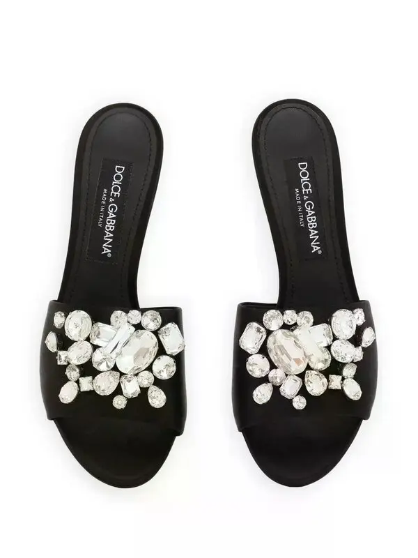 Dolce & Gabbana 60mm Crystal-embellished Mules