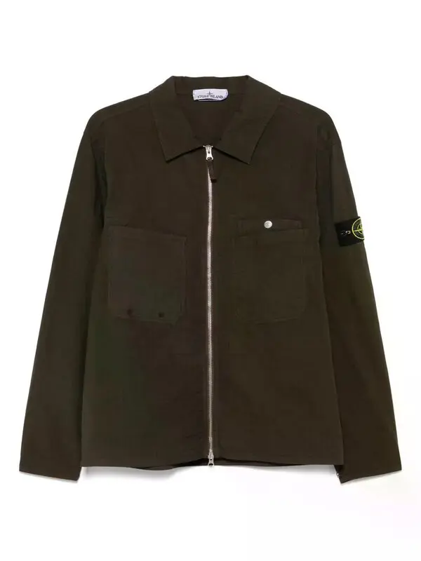 Stone Island Compass-badge Overshirt - Green