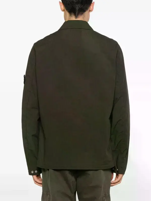 Stone Island Compass-badge Overshirt - Green