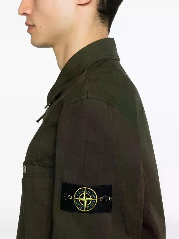 Stone Island Compass-badge Overshirt - Green