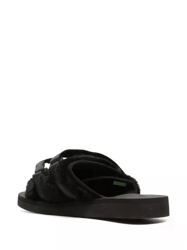 Suicoke Moto Logo-patch Slides - Black