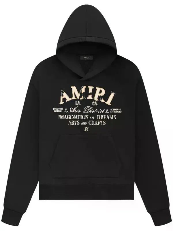 Amiri Logo-print Cotton Hoodie