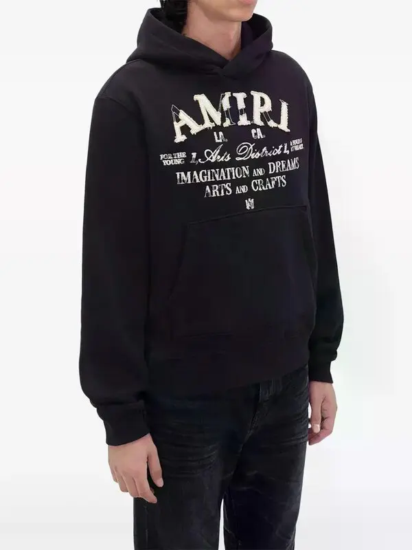 Amiri Logo-print Cotton Hoodie