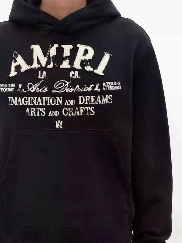 Amiri Logo-print Cotton Hoodie