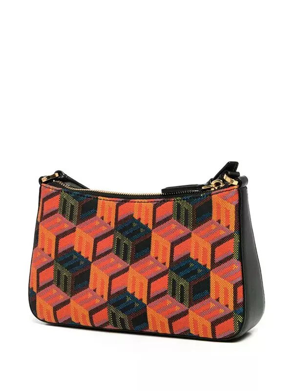 Mcm Mini Cubic-monogram Shoulder Bag