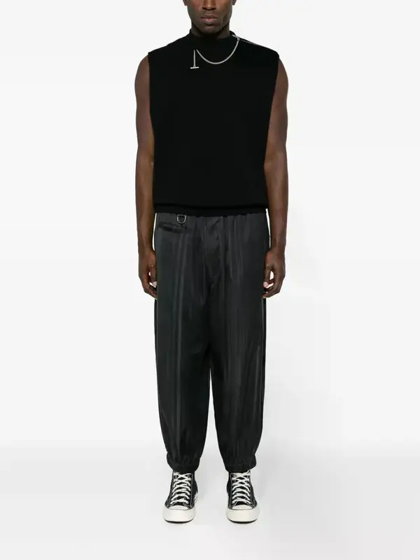 Y3 Striped Tapered Trousers