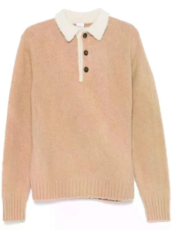 Aspesi Knitted Polo Shirt