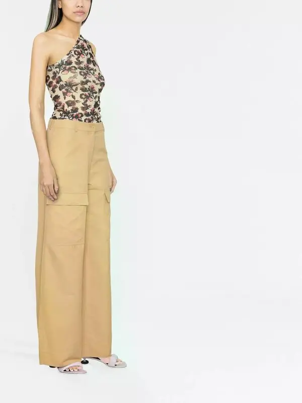 Stella McCartney Wide-leg Flap-pocket Trousers