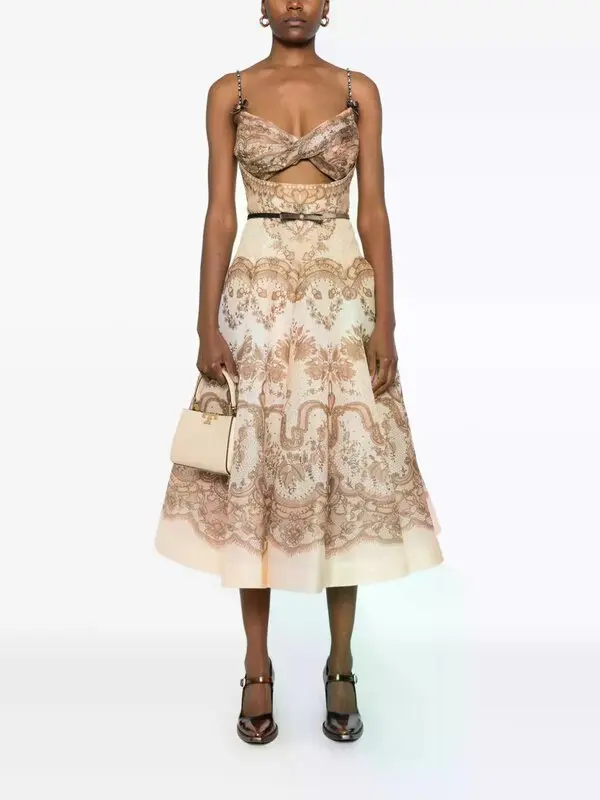 Zimmermann Crush Midi Dress