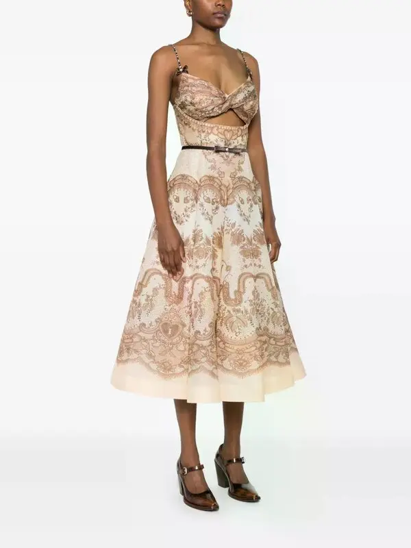 Zimmermann Crush Midi Dress