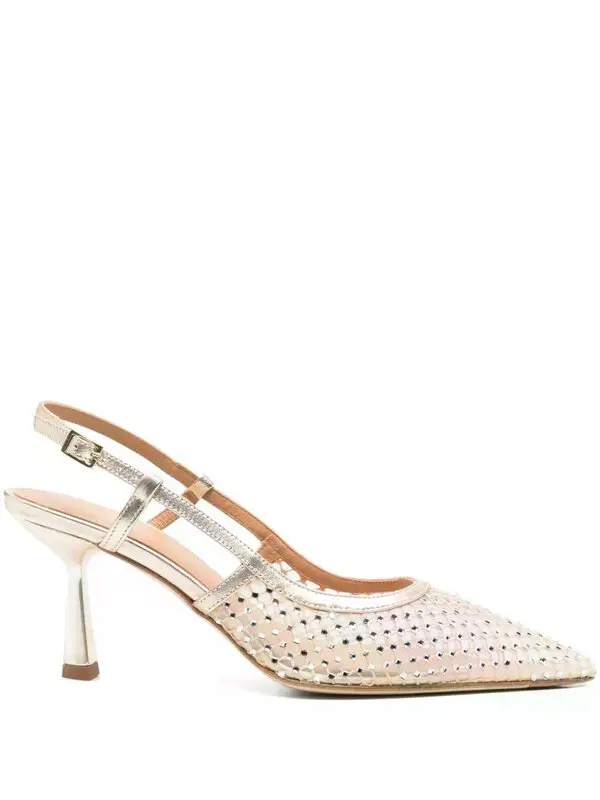 CHANTAL 80mm Crystal-embellished Pumps