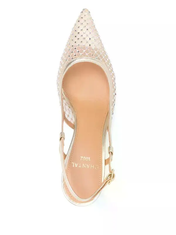 CHANTAL 80mm Crystal-embellished Pumps