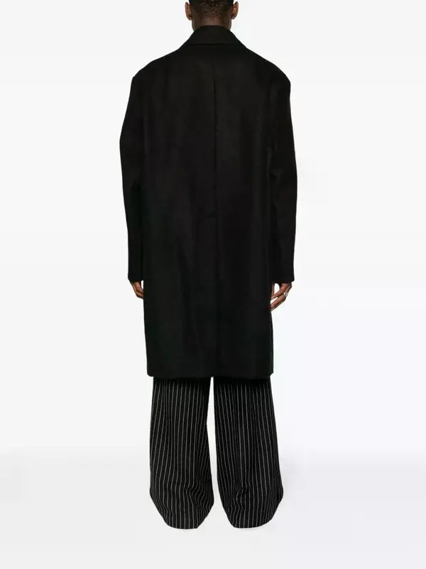 Rick Owens Jumbo Virgin Wool Single-breasted Coat