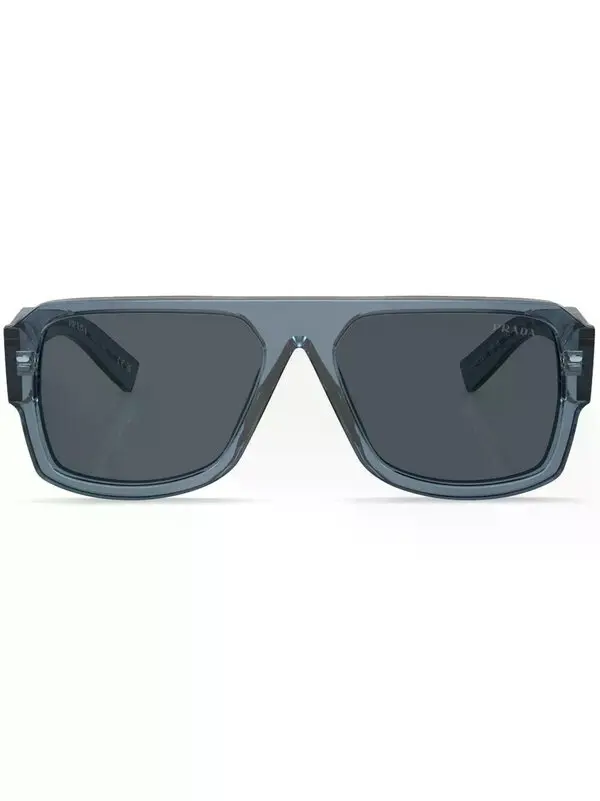 Prada Square-frame Transparent Sunglasses