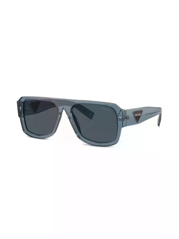 Prada Square-frame Transparent Sunglasses