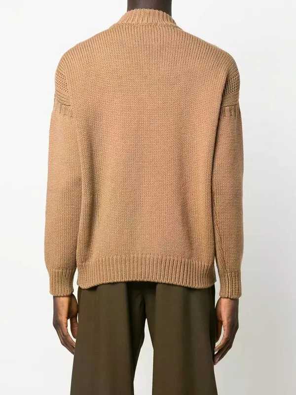 TEN C Mock-neck Knitted Jumper