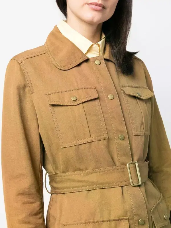 FAY Belted Fitted Jacket