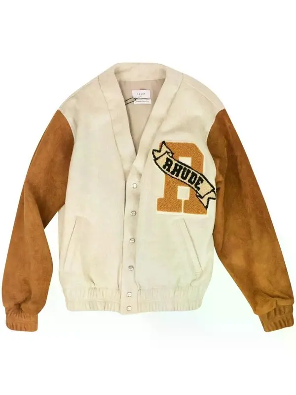Rhude Suede Bomber Jacket
