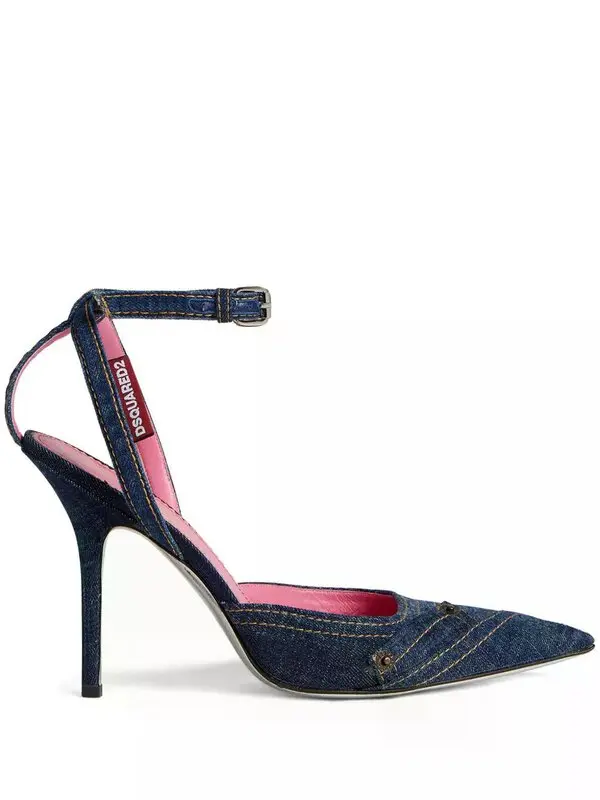 Dsquared2 100mm Pointed-toe Denim Pumps