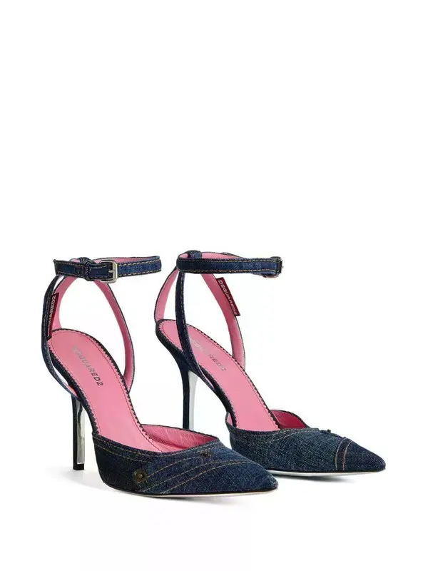 Dsquared2 100mm Pointed-toe Denim Pumps