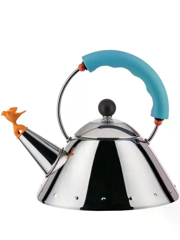 ALESSI Bird Metallic-effect Kettle - Silver