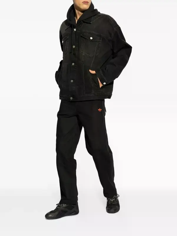Adidas X 100 Thieves Logo-embroidered Jeans