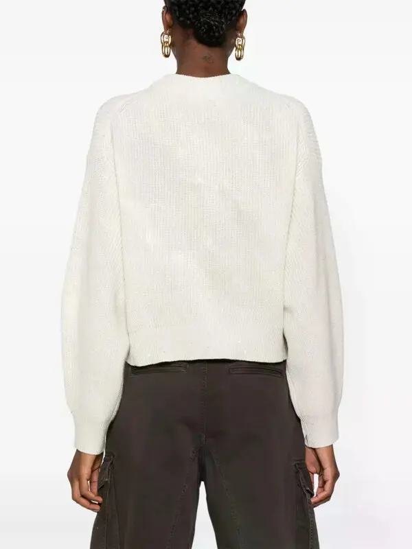 Brunello Cucinelli Sequin-embellished Knitted Jumper