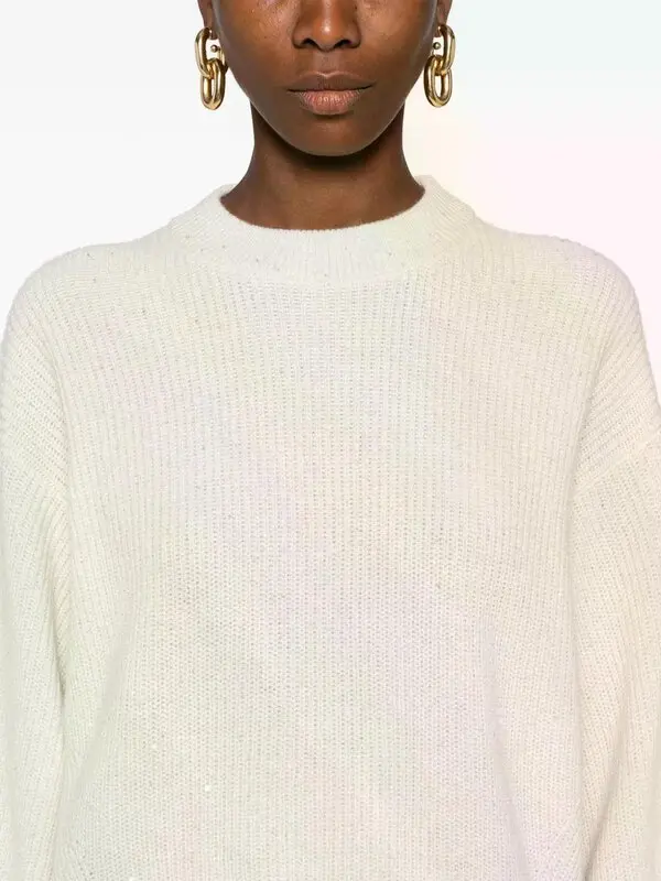 Brunello Cucinelli Sequin-embellished Knitted Jumper