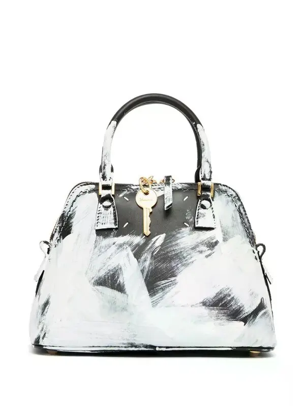 MAISON MARGIELA Mini 5ac Classique Bianchetto Tote Bag - Black