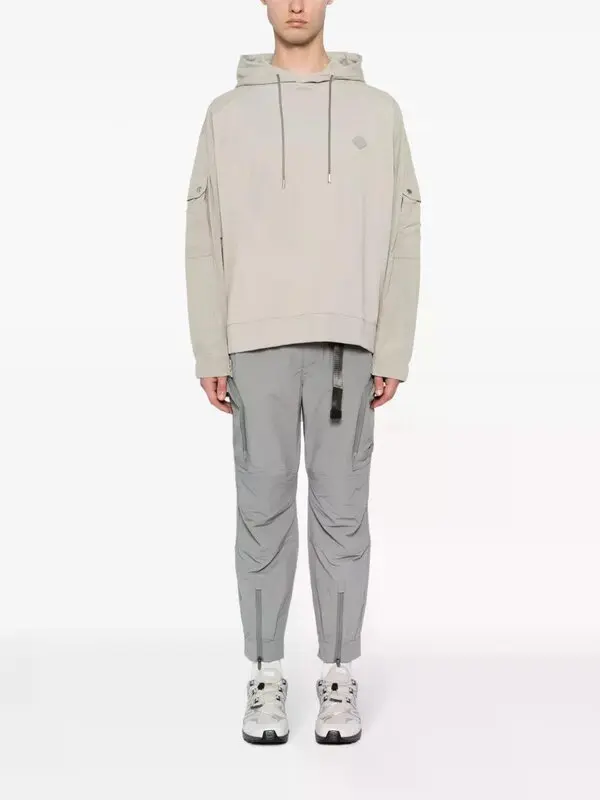 SPOONYARD Belted Tapered Cargo Trousers