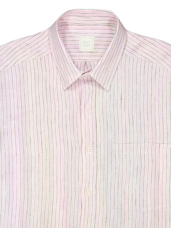 120% Lino Striped Linen Shirt