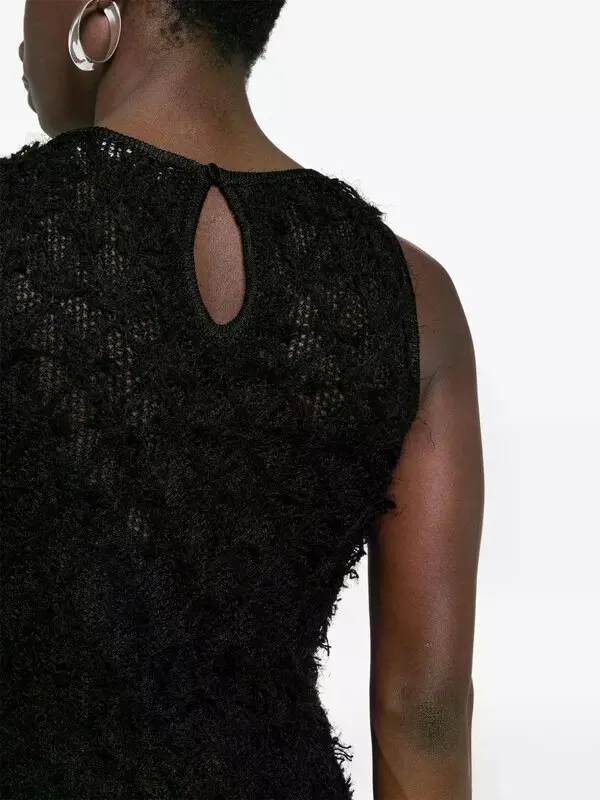 Chloé Frayed Mini Dress
