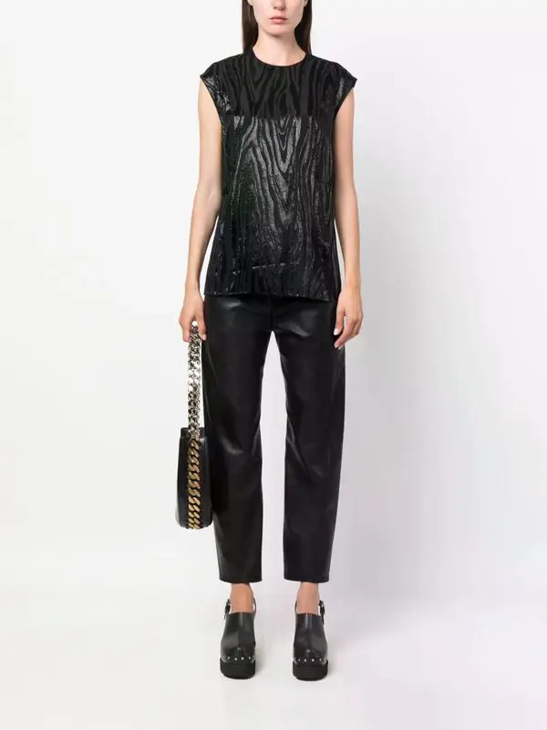Stella McCartney Moire Effect Tank Top