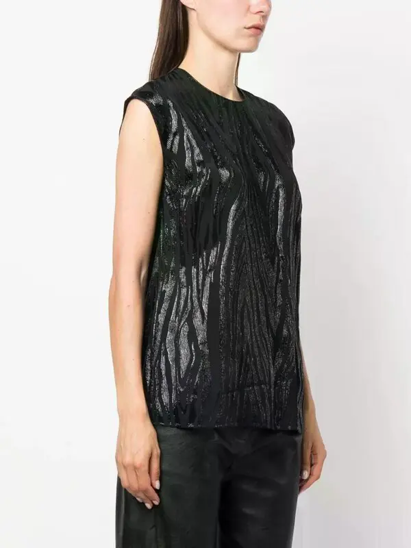 Stella McCartney Moire Effect Tank Top