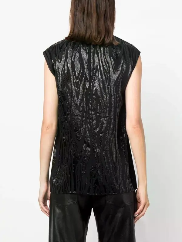 Stella McCartney Moire Effect Tank Top